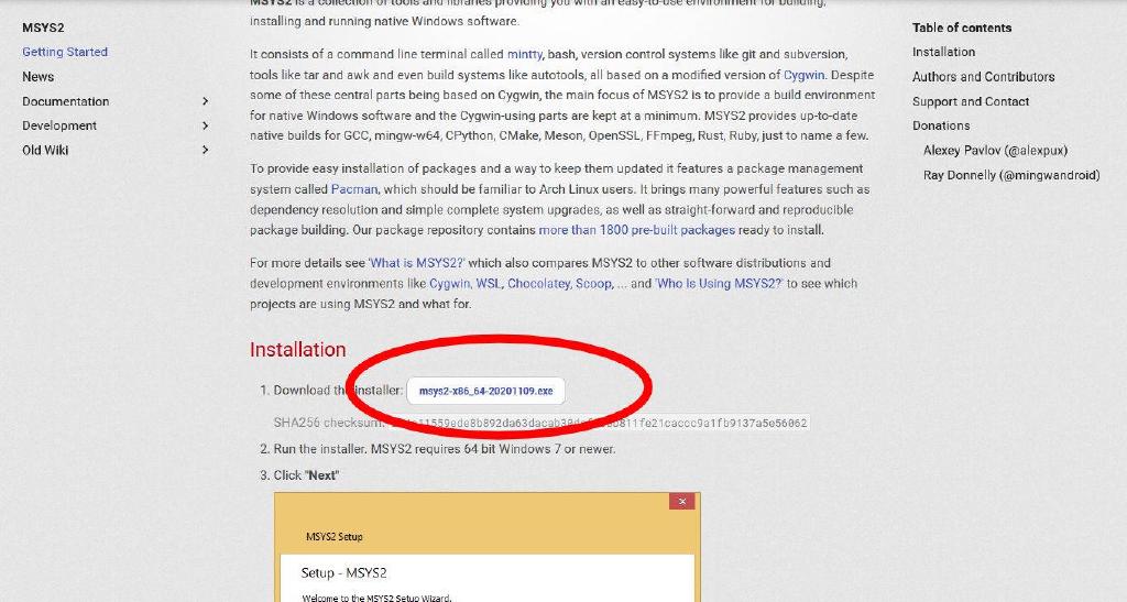 MSYS2 簡單教學